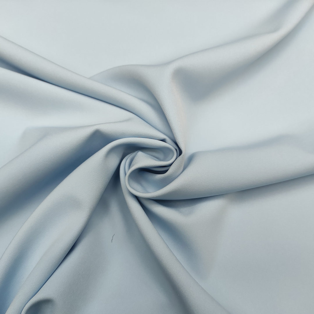 Tessuto Cady Elasticizzato tinta unita celeste pastello - Iaiatessuti