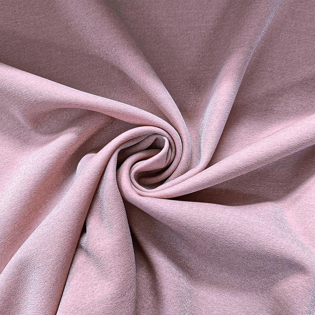 Tessuto Scuba Crepe lurex rosa antico - argento - Iaiatessuti